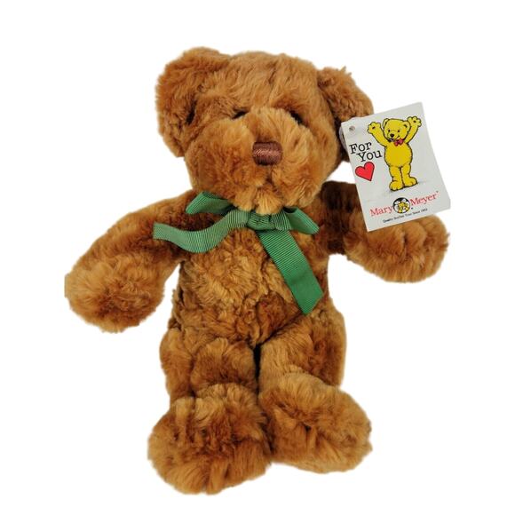 Mary Meyer | Toys | Vtg Mary Meyer Ruby Red Teddy Bear Souffle Bow ...